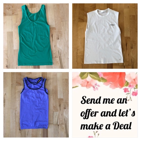 Calvin Klein | Tops | Calvin Klain Nike And Worthington Exercise Tops ...